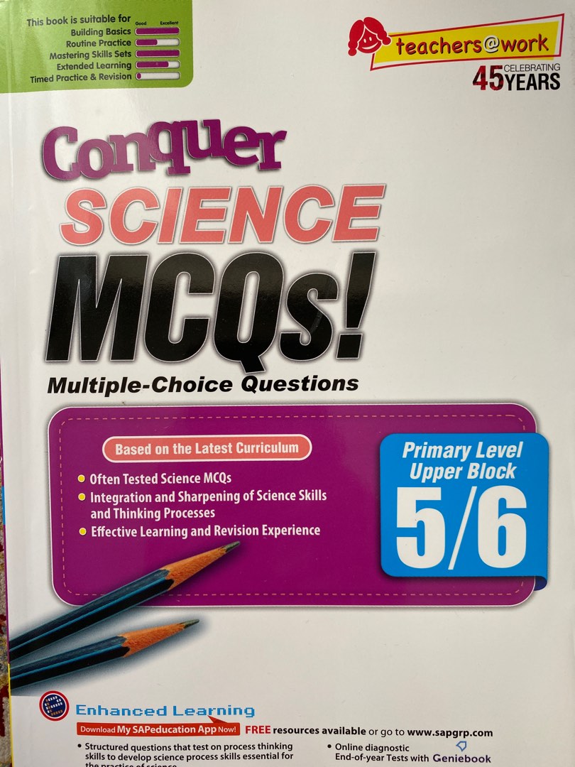 Conquer SCIENCE MCQs! Primary 5/6, Hobbies & Toys, Books & Magazines ...