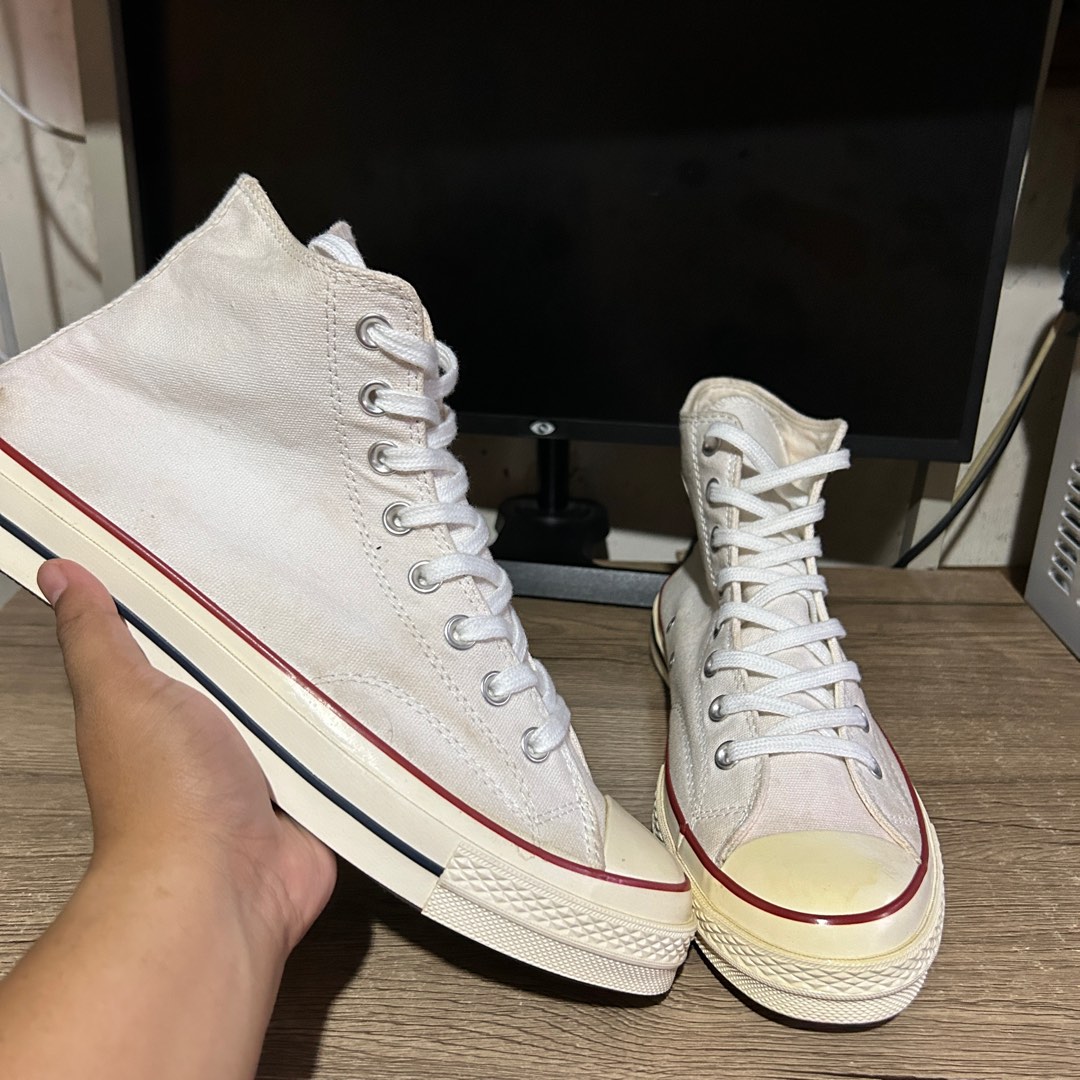 CONVERSE CHUCK 70s WHITE, Men's Fashion, Footwear, Sneakers on Carousell