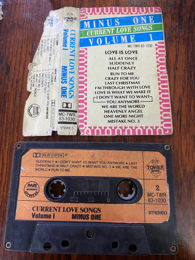 Current Love Songs Vol. 1 MINUS ONE - Philippines Original Music album ...