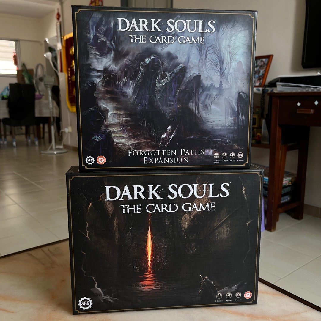 Dark Souls: The Card Game + Forgotten Paths Expansion, Hobbies & Toys ...