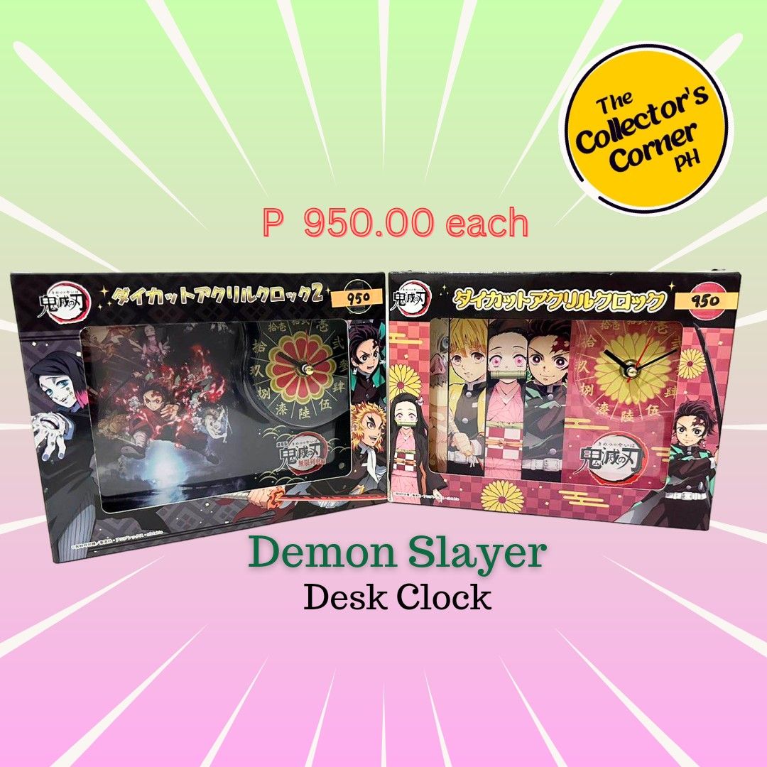 Demon Slayer Desk Clock, Hobbies & Toys, Memorabilia & Collectibles ...