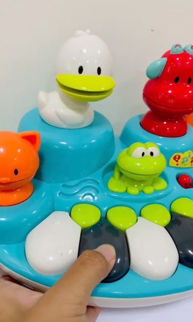 ELC singing animal keyboard, Bayi & Anak, Mainan & Baby Walker di Carousell