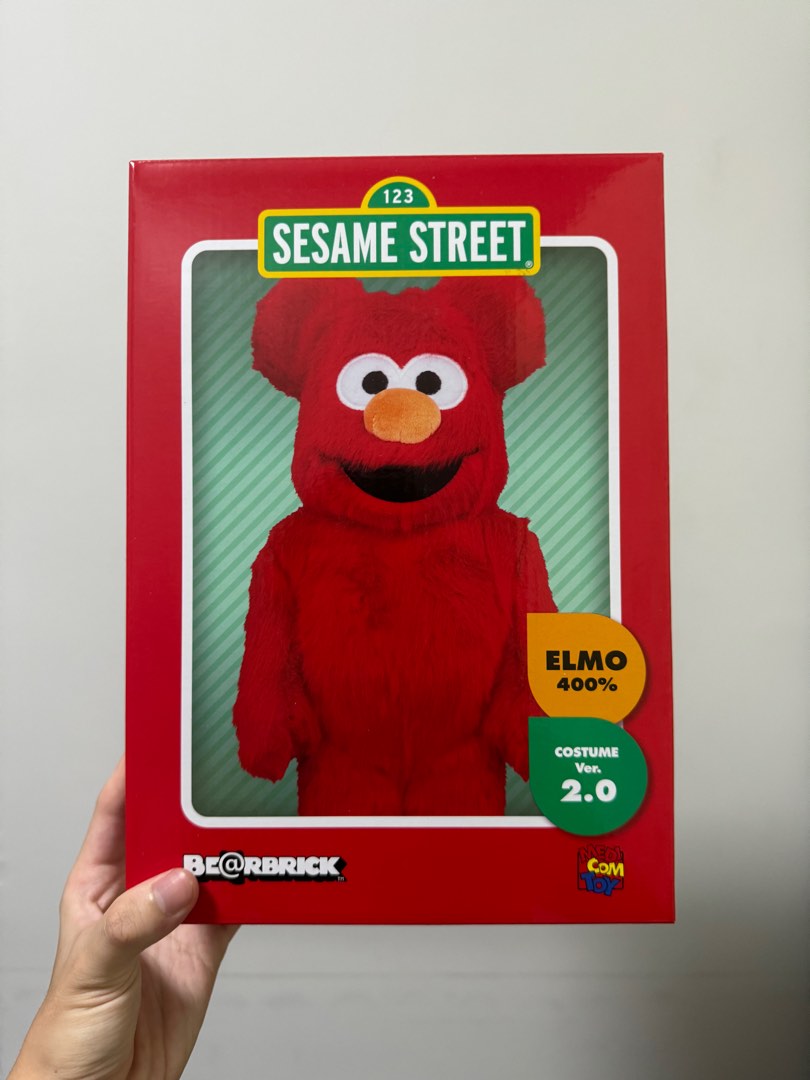 Elmo Bearbrick 400%, Hobbies & Toys, Toys & Games on Carousell