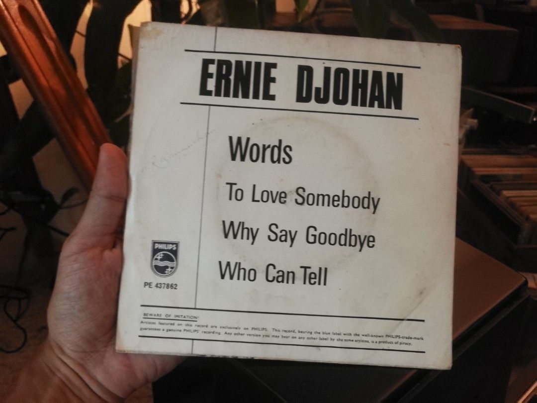ERNIE DJOHAN - Words EP, Hobbies & Toys, Music & Media, Vinyls on Carousell