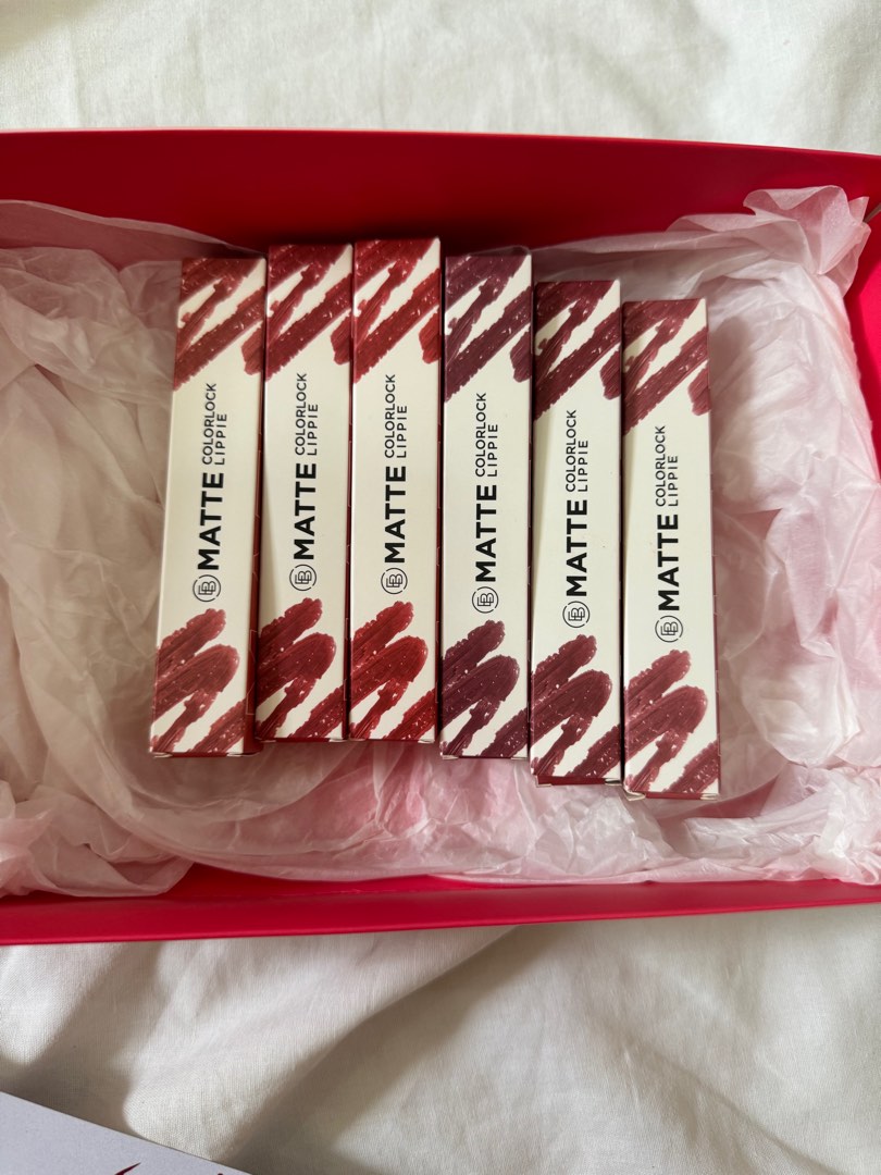 Ever Bilena Matte Colorlock Lippie (6 shades) swatched only, Beauty ...