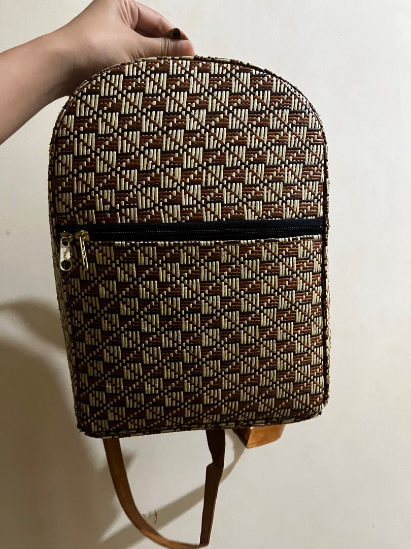 Handwoven backpack, Women's Fashion, Bags & Wallets, Backpacks on Carousell