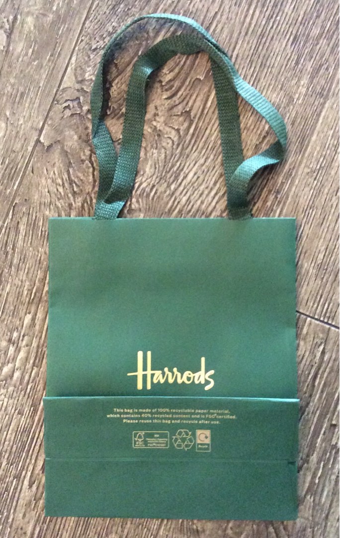 Harrods Paper Bag, 女裝, 手袋及銀包, 單肩包 - Carousell