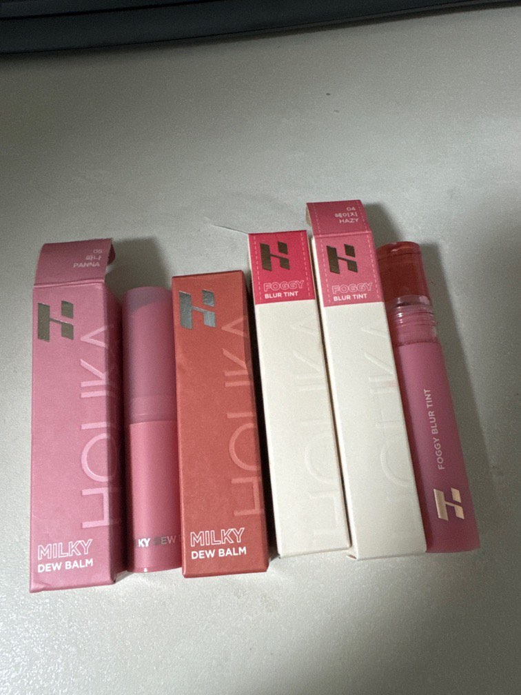 Holika Milky dew balm + foggy blur tint, Beauty & Personal Care, Face ...