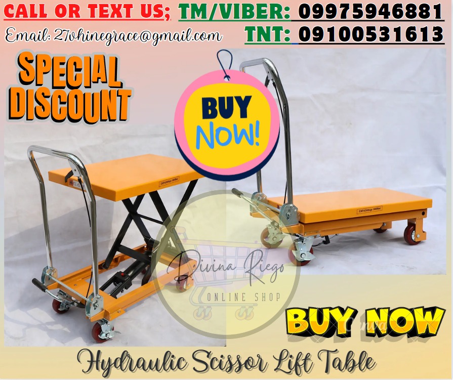 Hydraulic Lift Table Manual Small Lift Table Scissor Table Lift ...