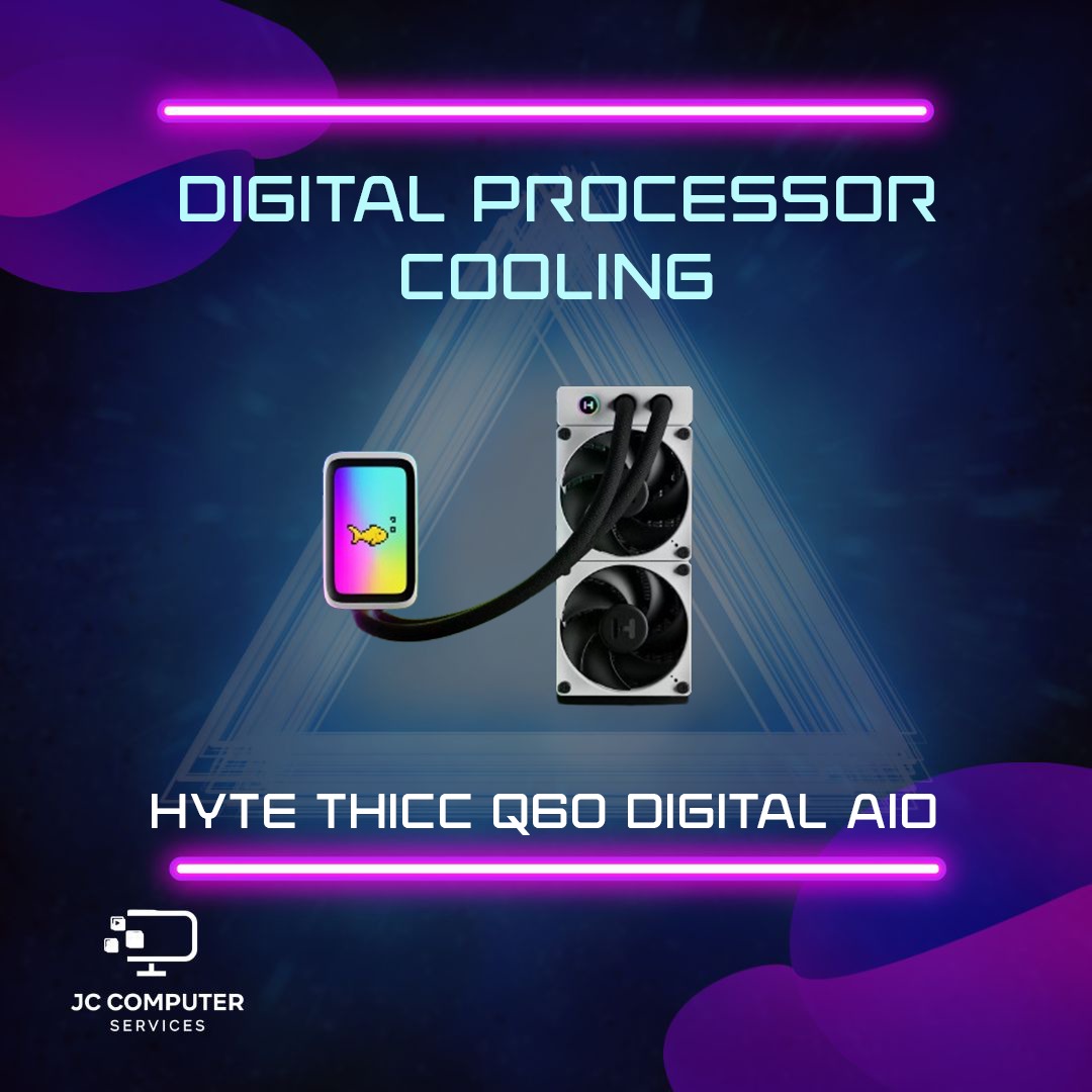 HYTE THICC Q60 DIGITAL AIO CPU Liquid Cooler, Computers & Tech, Parts ...