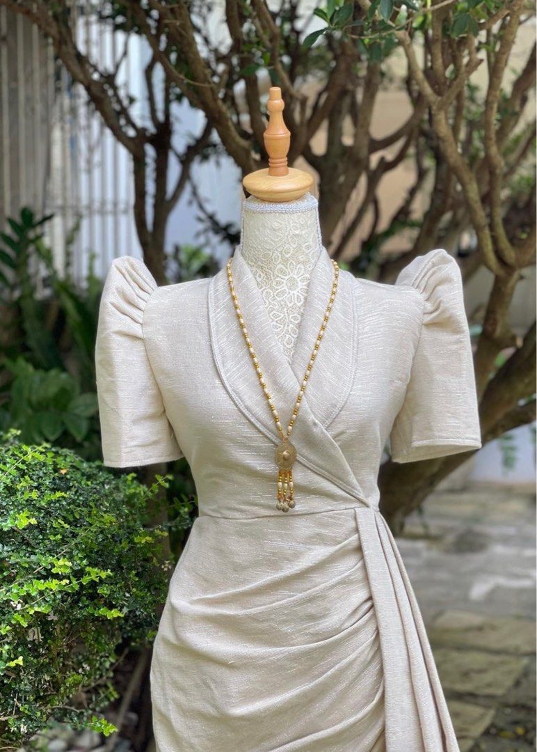 Inabel Handwoven Modern Filipiniana Dress, Women's Fashion, Dresses ...