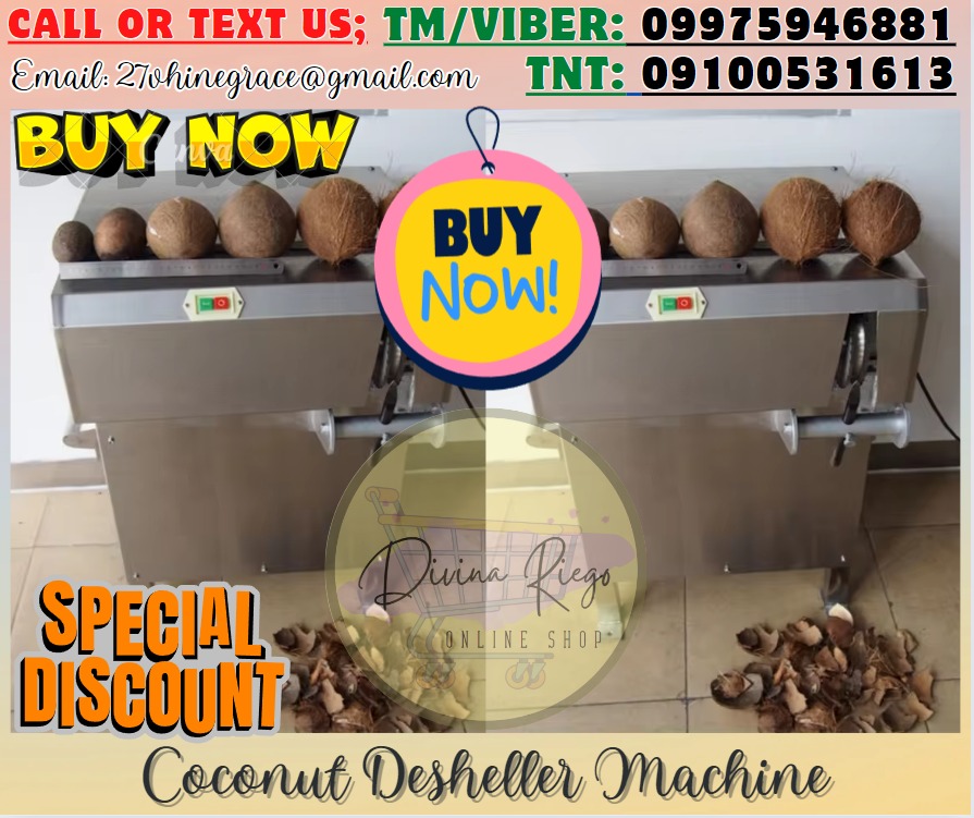 Industrial coconut desheller coconut peeling dehusking machine ...