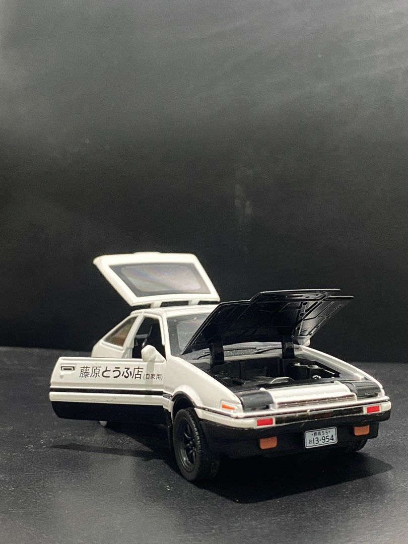 Scale Initial D Toyota Trueno Ae Model Car Toy Collectible Sound | My ...