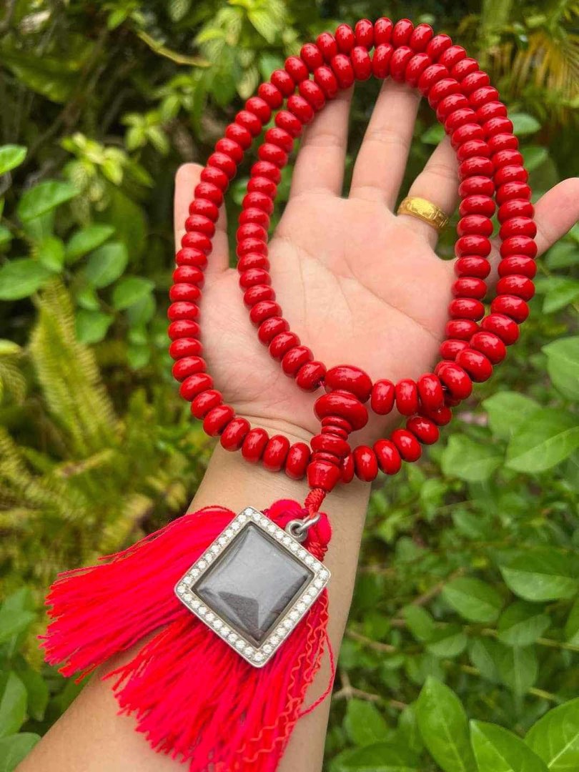 “RARE” Jindamanee Chanting Beads, Kruba Panthit Da, Wat Phra That Doi ...
