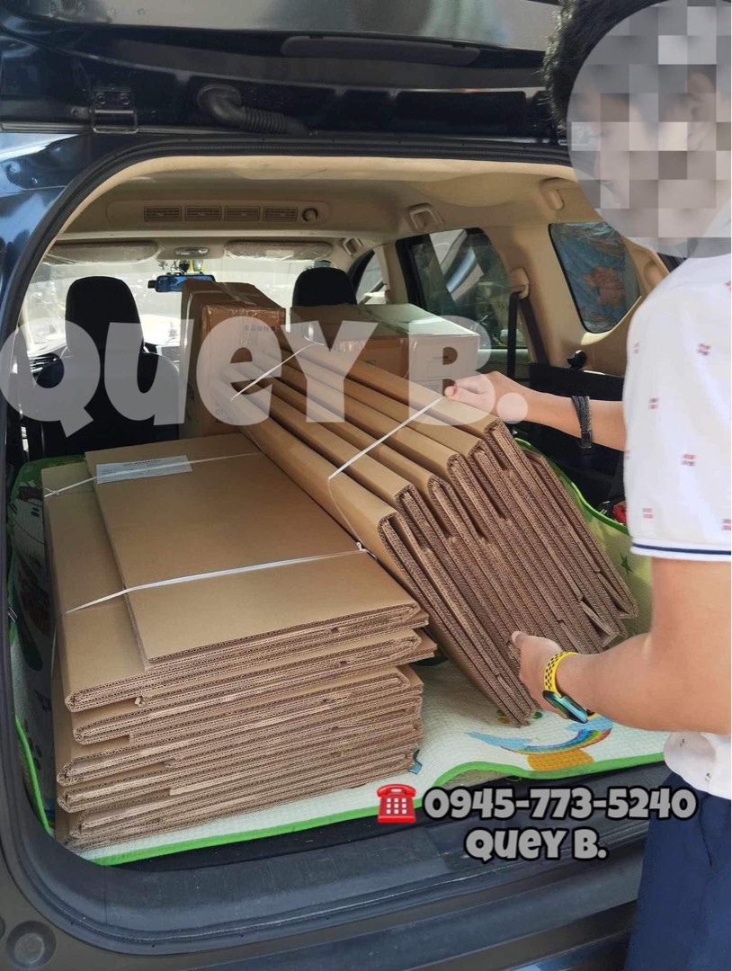 karton lipat bahay box, Furniture & Home Living, Home Improvement ...