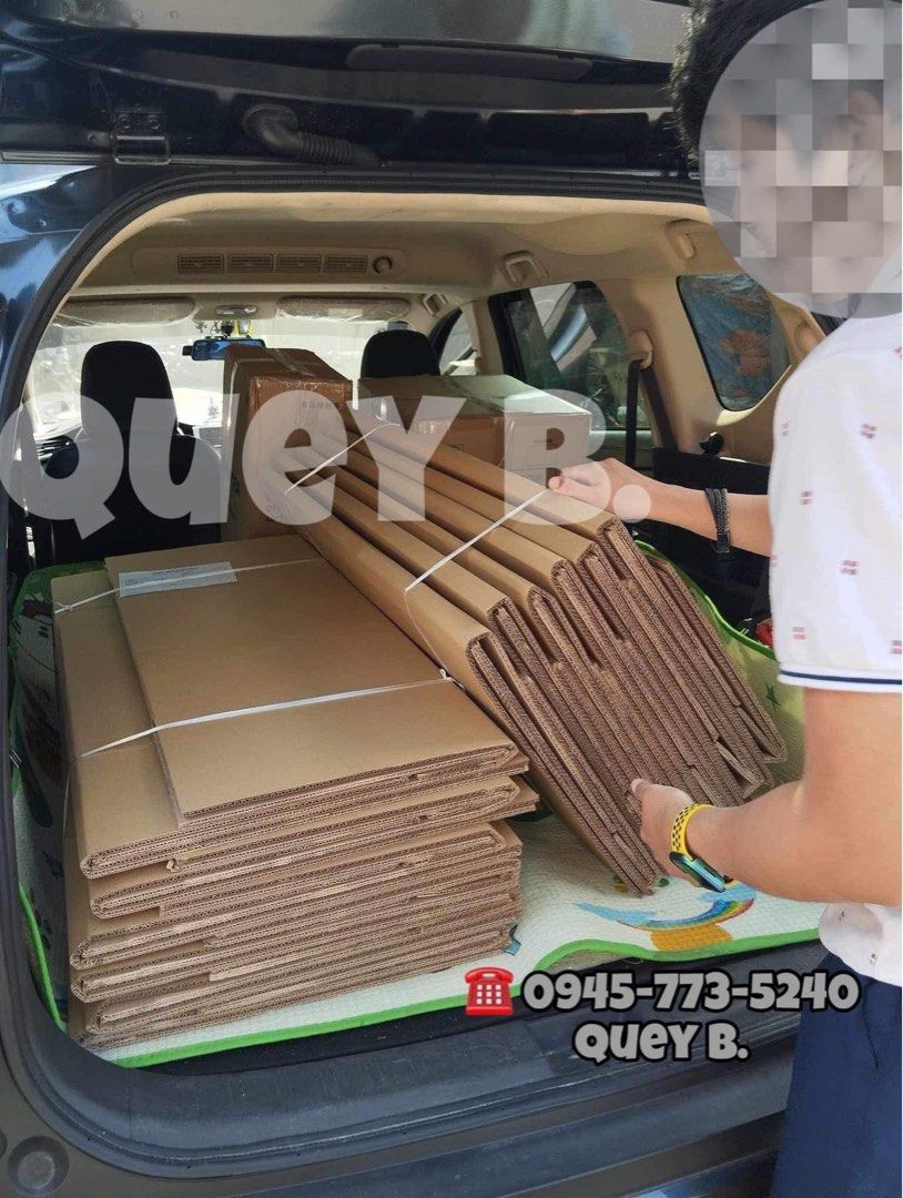 karton lipat bahay box, Furniture & Home Living, Home Improvement ...