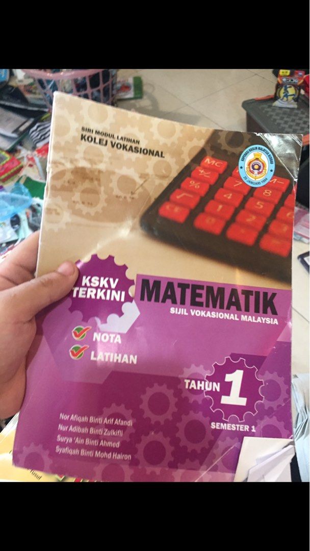 Kolej vokasional buku latihan( matematik, sejarah, sains), Announcements on Carousell