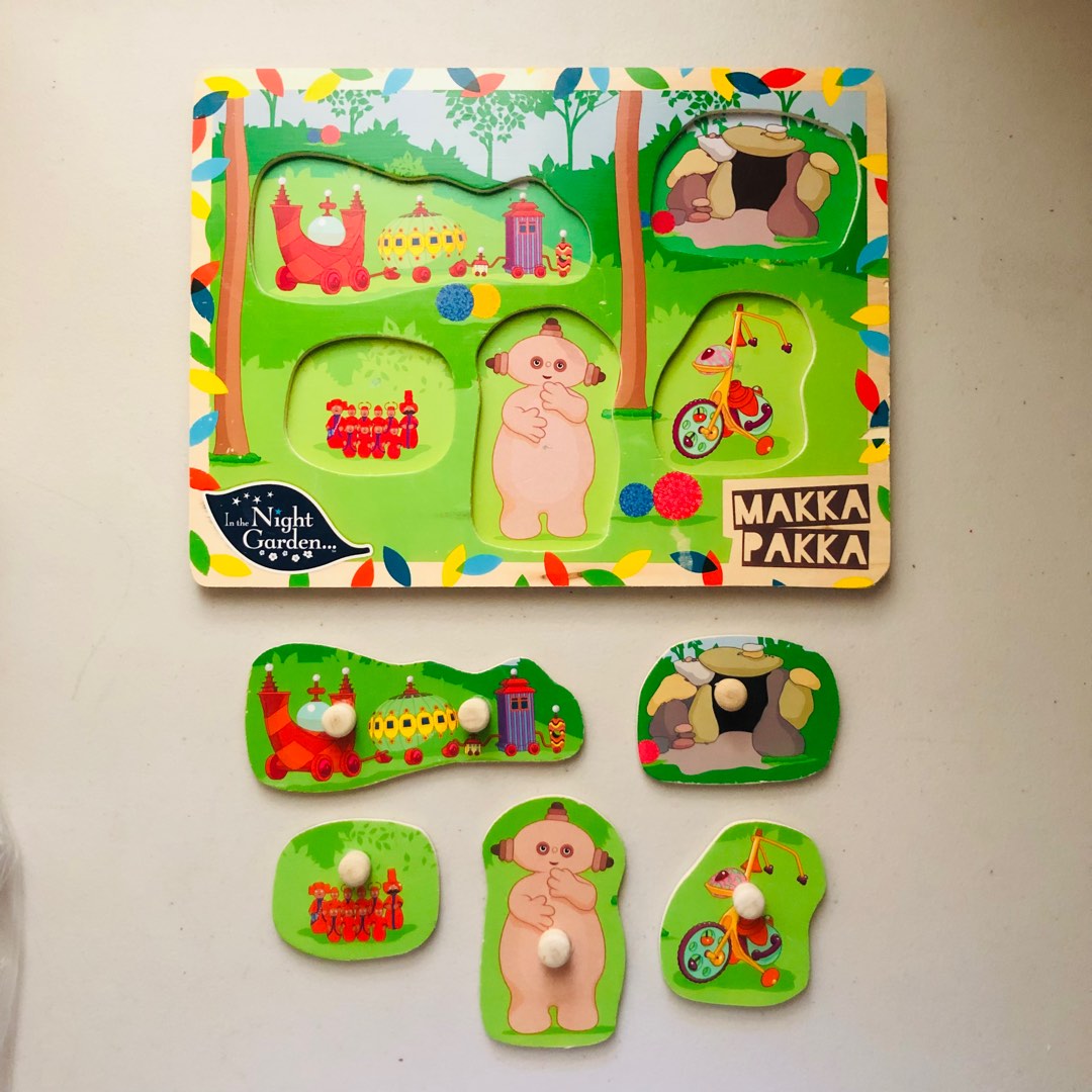 Makka Pakka (In The Night Garden) Wooden Puzzle, Hobbies & Toys, Toys ...