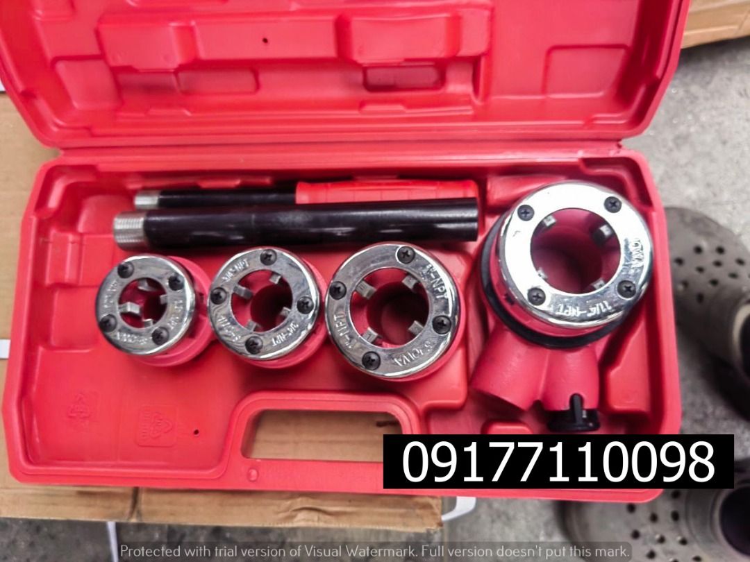 Manual Ratchet Pipe Threader, Commercial & Industrial, Construction ...