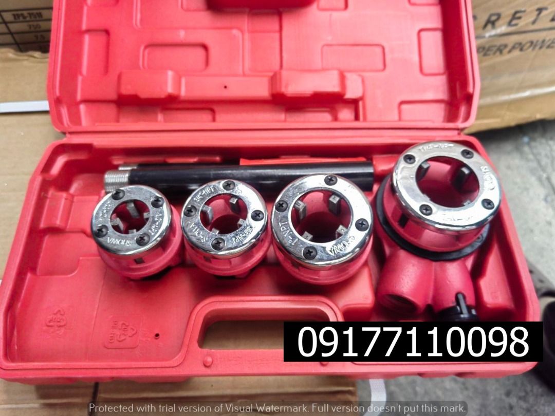 Manual Ratchet Pipe Threader, Commercial & Industrial, Construction ...