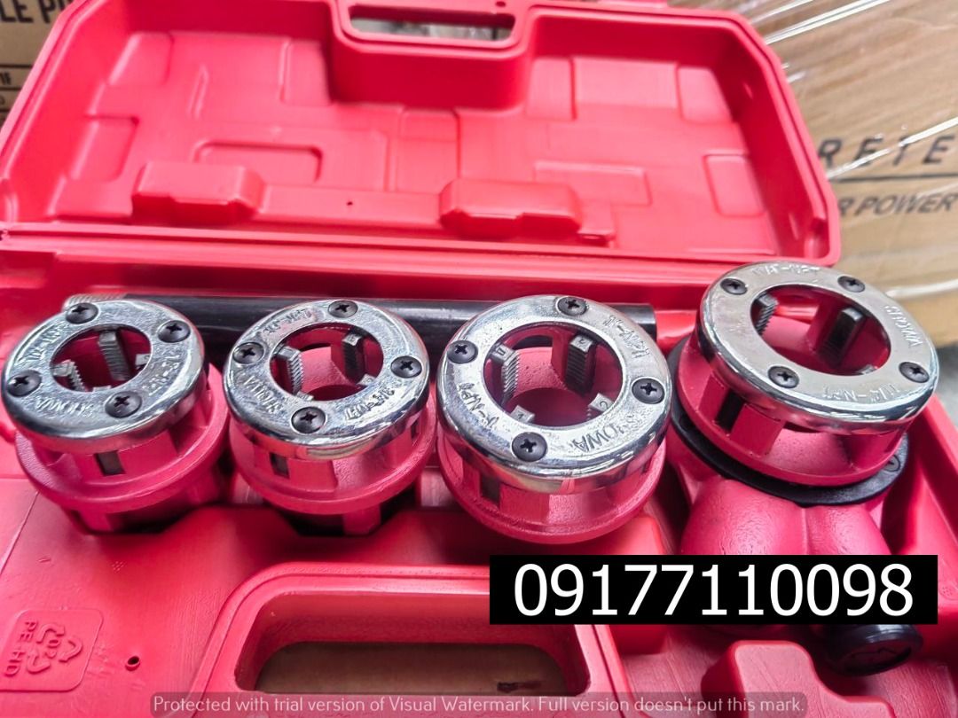 Manual Ratchet Pipe Threader, Commercial & Industrial, Construction ...