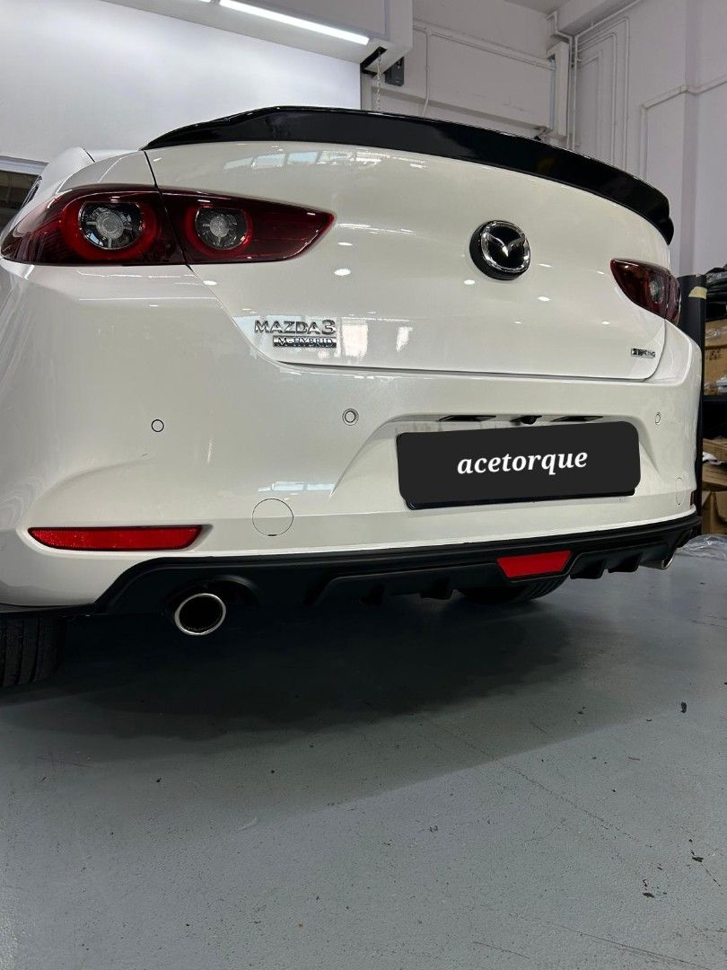 Mazda 3 Mild Hybrid Custom Bodykit Lower Lips diffuser, Car Accessories ...