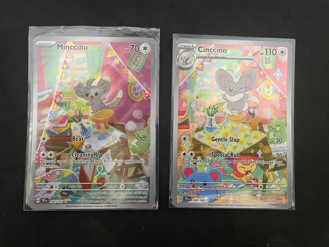 #Minccino #Cinccino - Scarlet & Violet: Temporal Forces, Hobbies & Toys, Toys & Games on Carousell