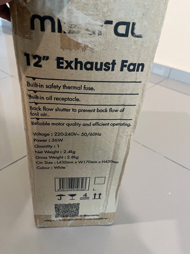 Mistral Exhaust Fan, TV & Home Appliances, Kitchen Appliances, Other ...