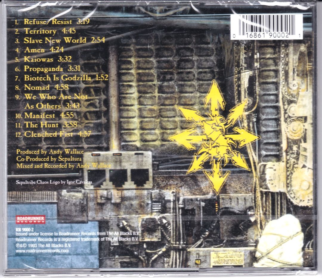 Ori CD - SEPULTURA - Chaos A.D [1993] NEW, Hobbies & Toys, Music & Media, CDs & DVDs on Carousell
