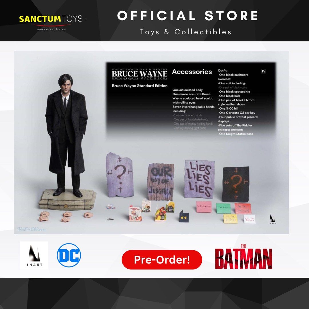 [PO] Inart - The Batman - 1/6th scale Bruce Wayne Collectible Figure ...