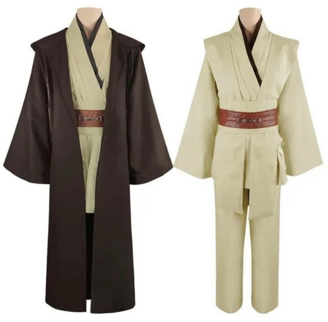 [RENTAL] Star Wars Jedi Costume Robe Lightsaber Light Saber Cosplay Obi ...