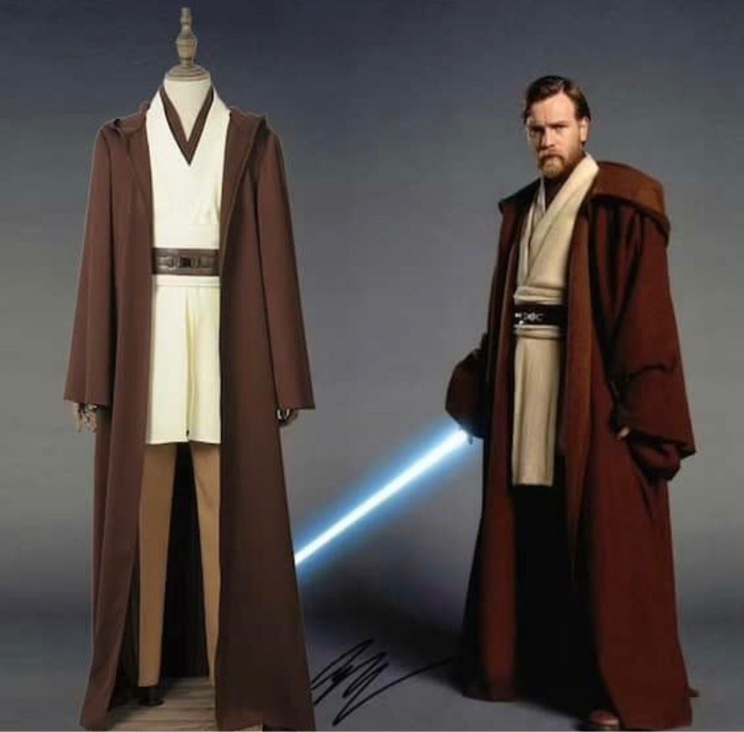 [RENTAL] Star Wars Jedi Costume Robe Lightsaber Light Saber Cosplay Obi ...