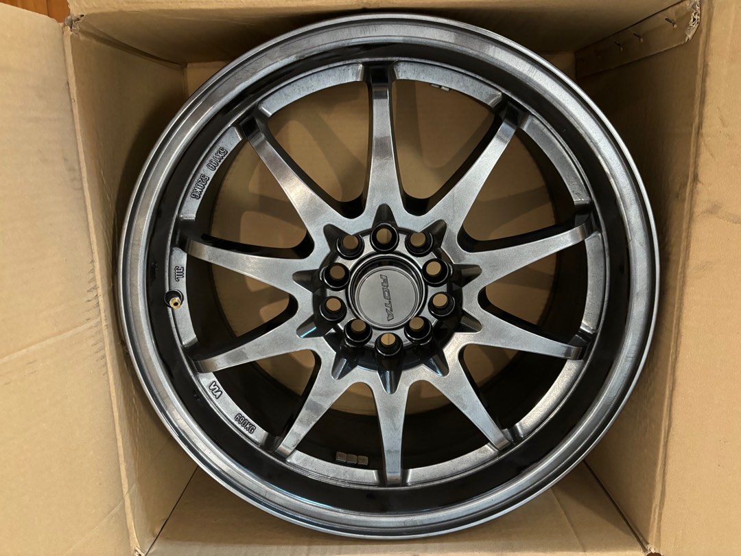 Rota Fighter 10, 17 x 8 (dual PCD 5x112 and 5x100) CE28 **7 kg*, Car ...