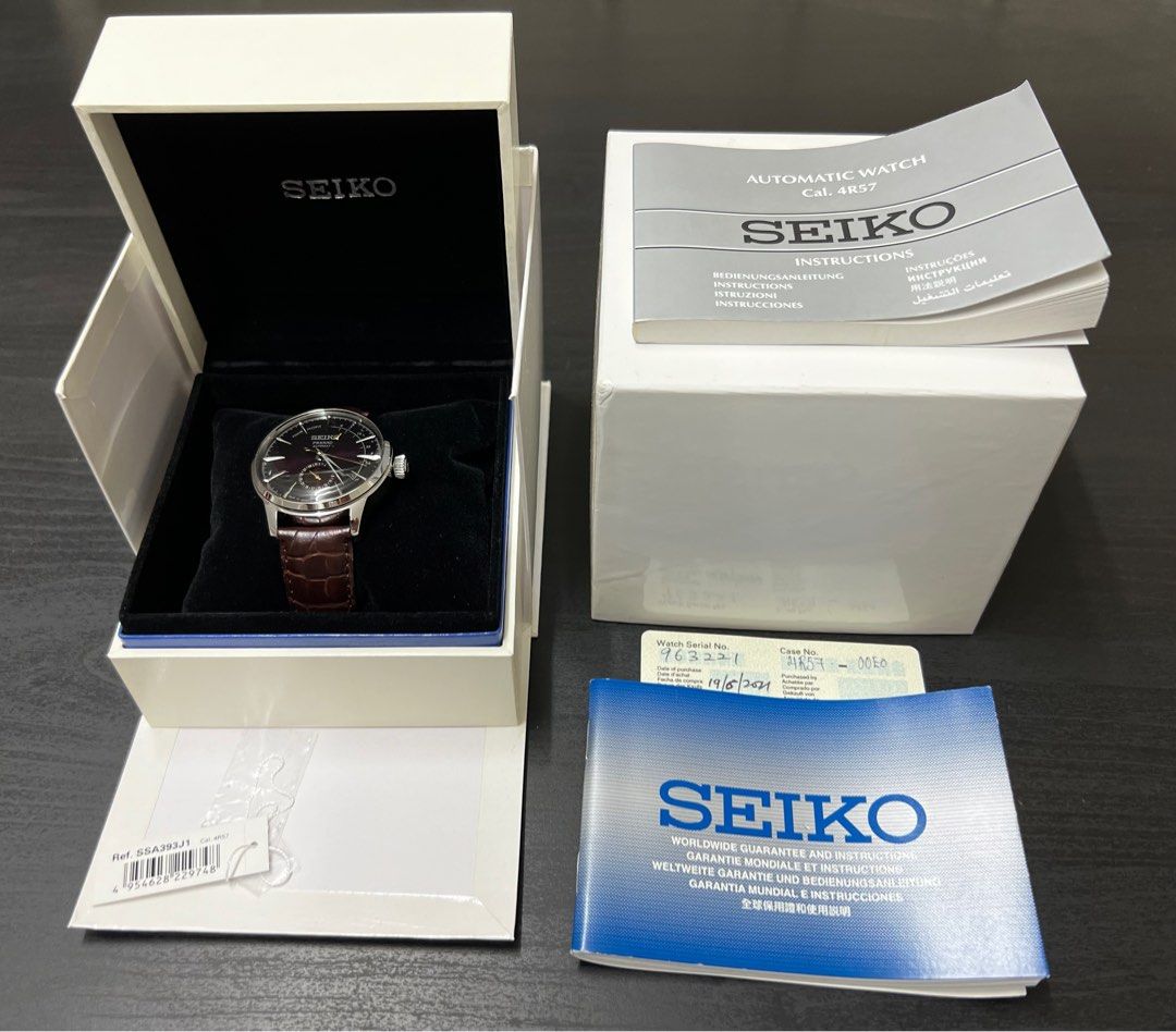 Seiko Presage Cocktail Time SSA393J1, Men's Fashion, Watches ...