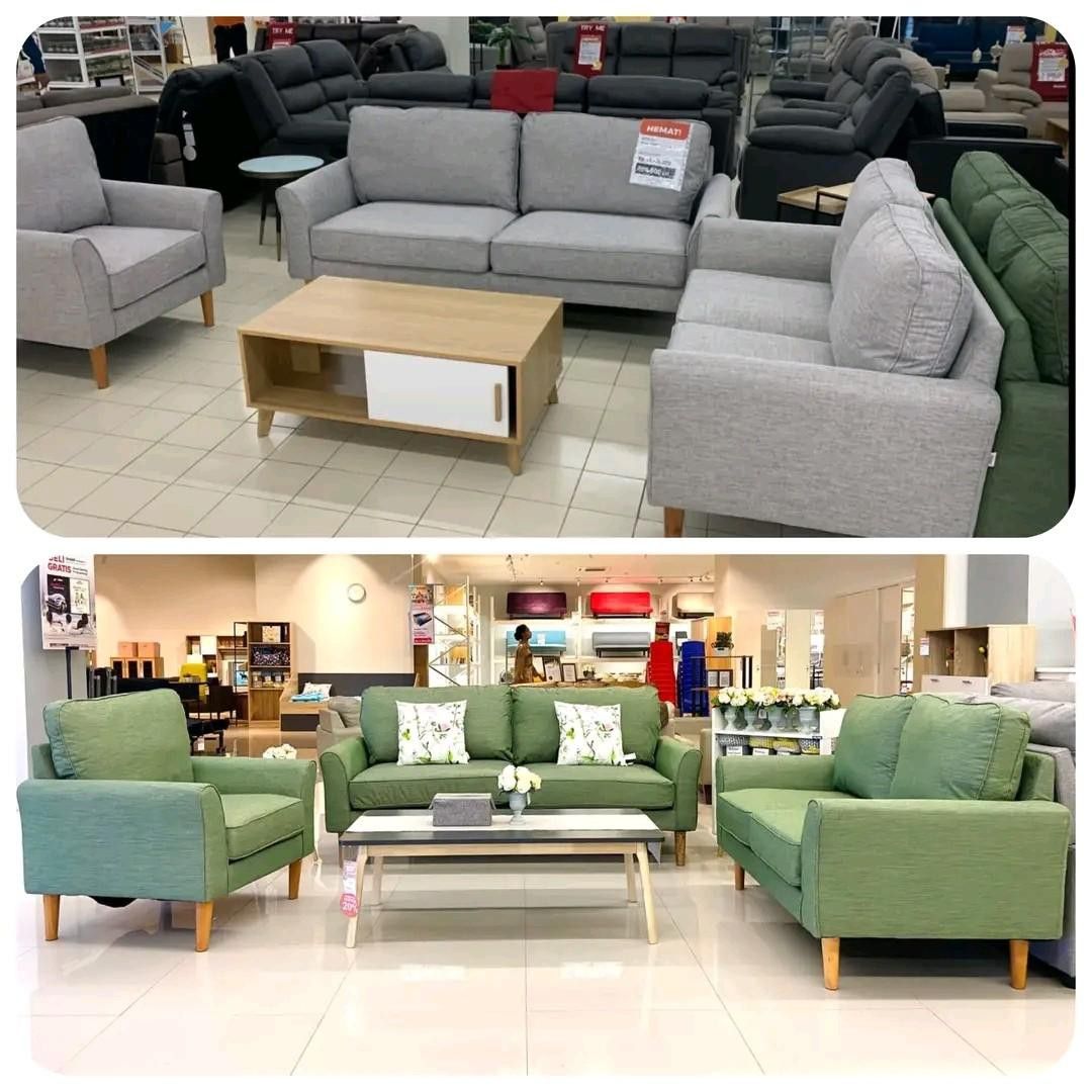 Sofa Set Minimalis 3+2+1, Perabotan Rumah di Carousell