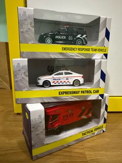 bundle of 4. Paper cut out SPF Singapore police force : fast response ...