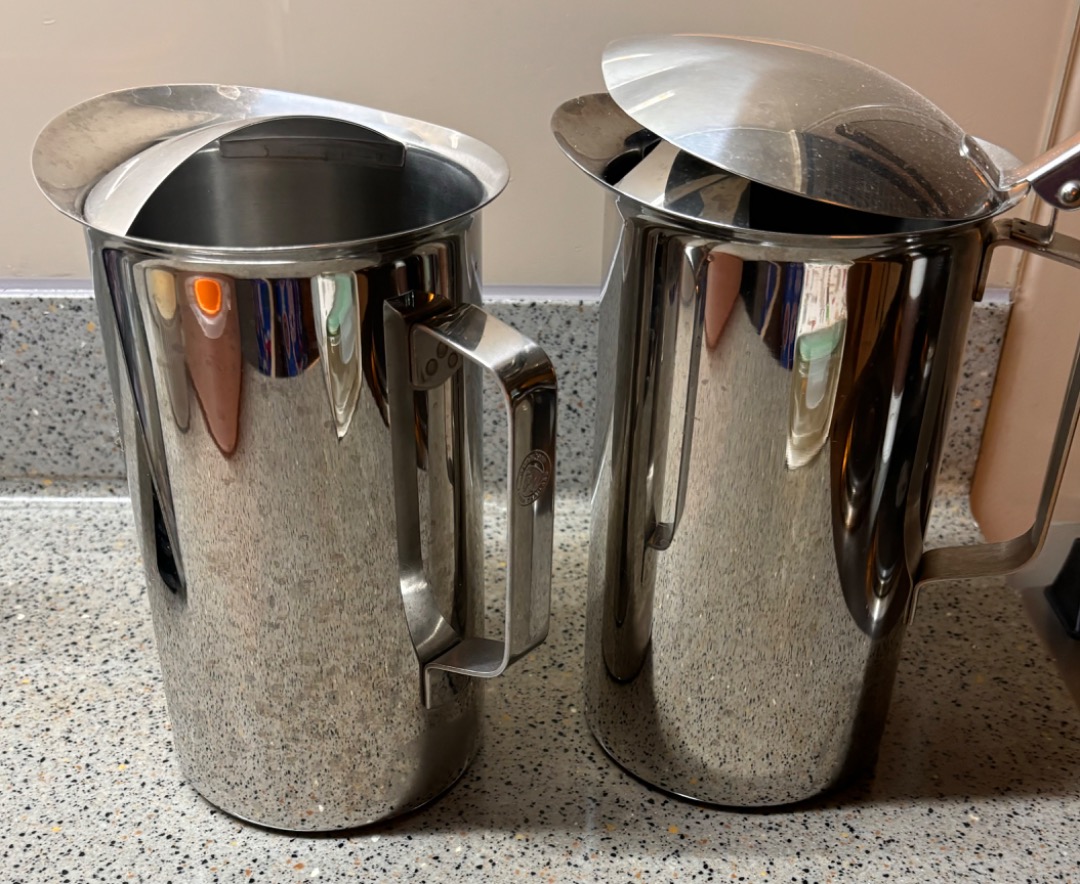 Stainless Steel Pitcher x 2, Furniture & Home Living, Kitchenware ...
