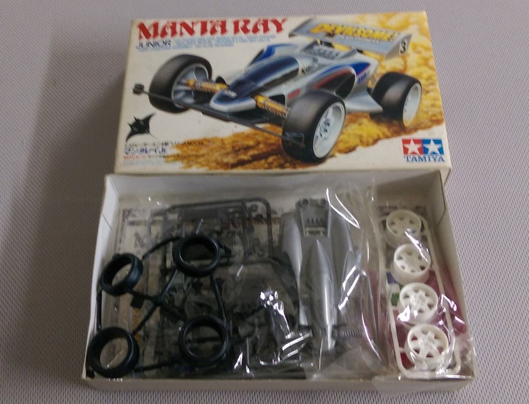 TAMIYA 田宮 四驅車 MANTA RAY JUNIOR 魔鬼魚 18035 絕版 日本製初版, 書籍、休閒與玩具, 玩具、公仔、桌遊在旋轉拍賣