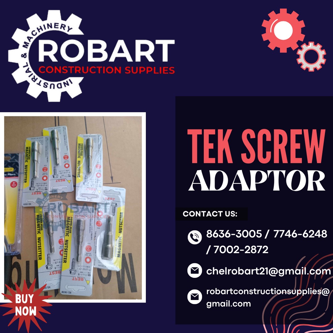TEK SCREW ADAPTOR, Commercial & Industrial, Construction Tools ...