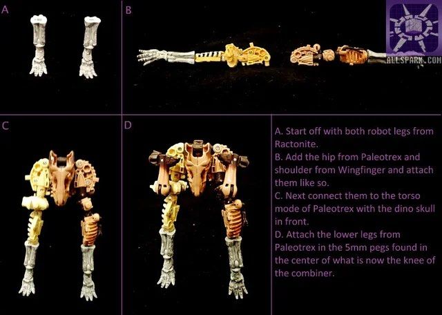 Transformers War For Cybertron Kingdom Maximal Fossilizer combiner ...