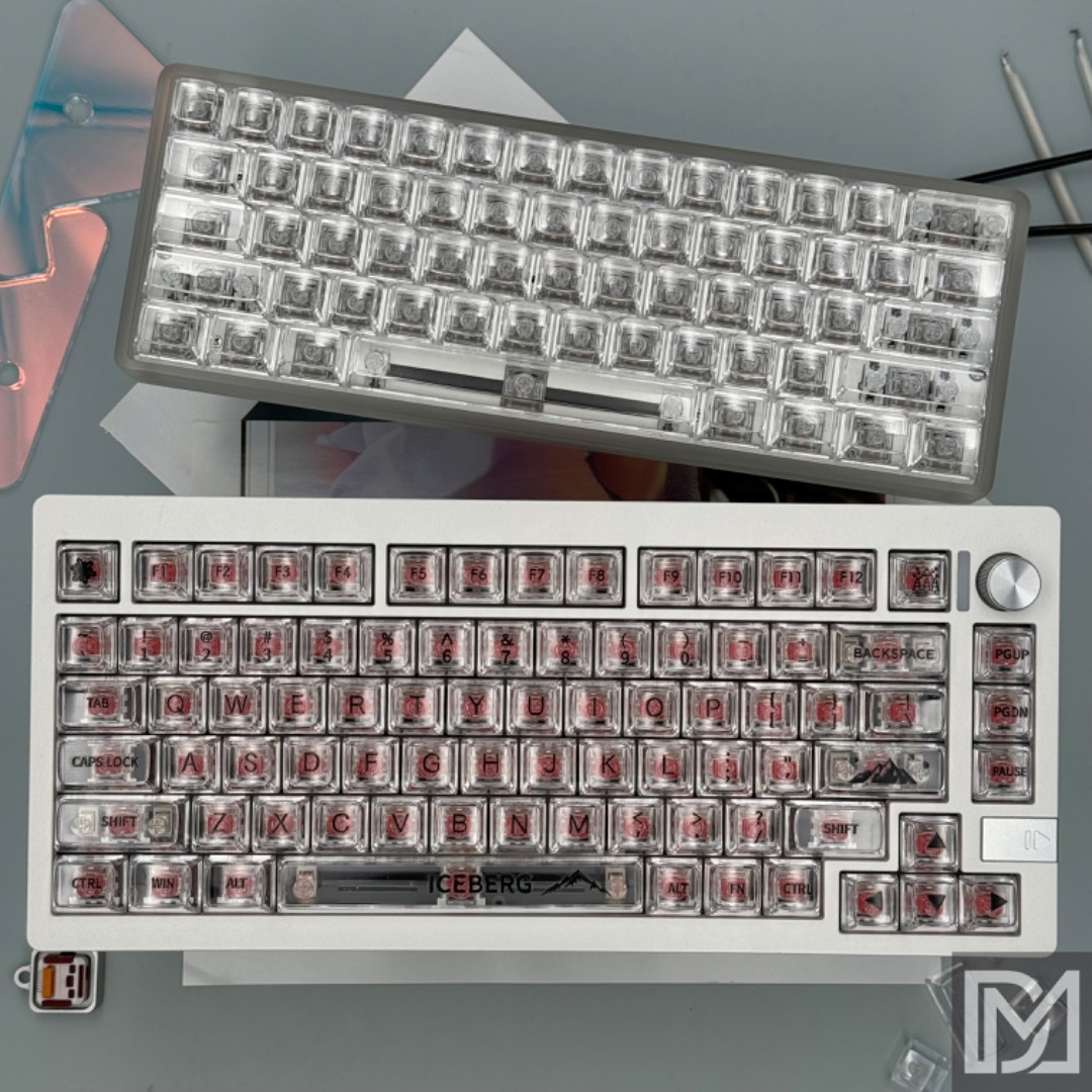 Transparent Keycap PC UV Print CBSA Shine RGB Keycaps 132pcs Fit All ...