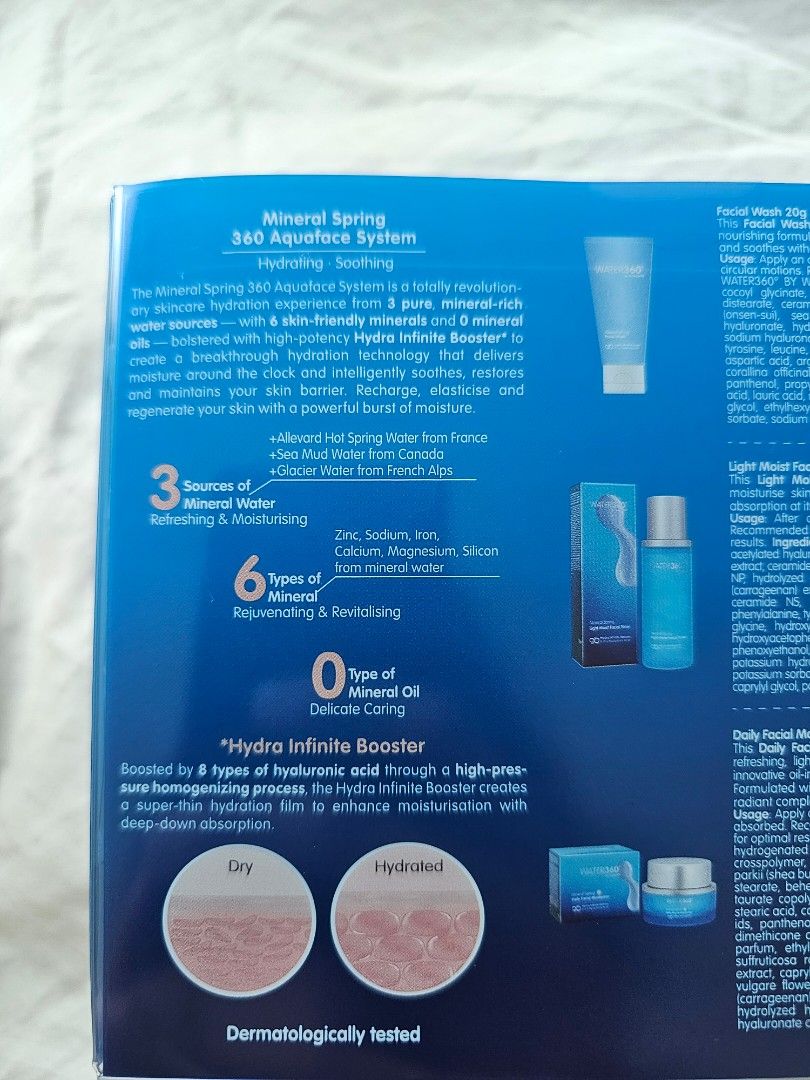 Water360 by watsons travel set, Beauty & Personal Care, Face, Face Care ...