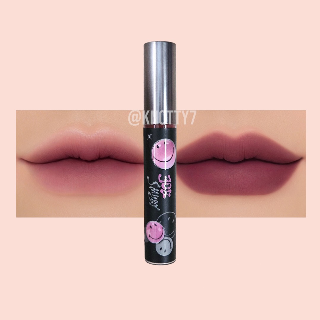 3CE Velvet Lip Tint Smiley Fade In, Beauty & Personal Care, Face ...