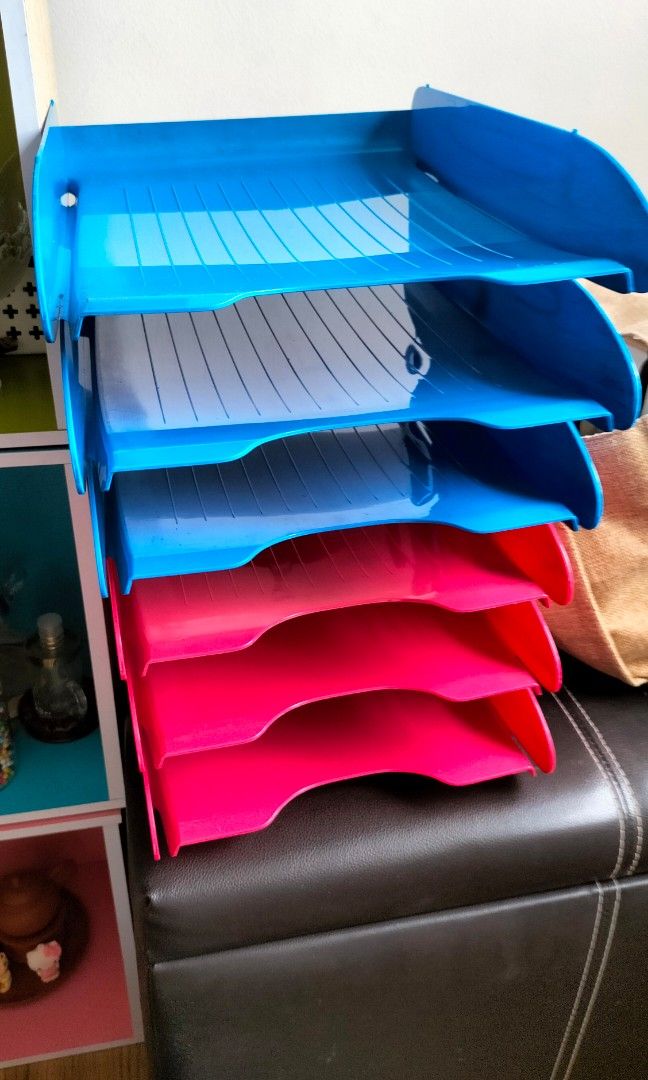 3-tiers paper trays +5-tiers drawer tray--pls read descriptions ...