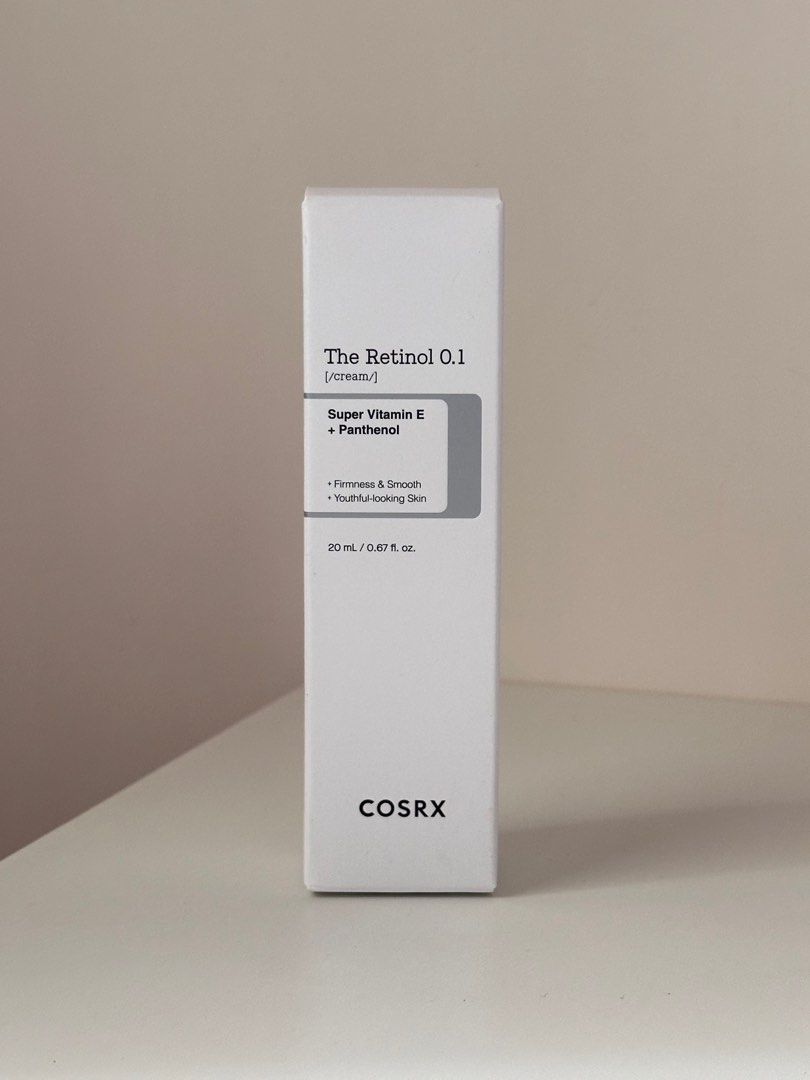 現貨 韓國 Cosrx The Retinol 0.1 Cream Super Vitamin E + Panthenol 低敏0.1維他命A醇 20ml, 美容＆個人護理, 健康及美容 ...