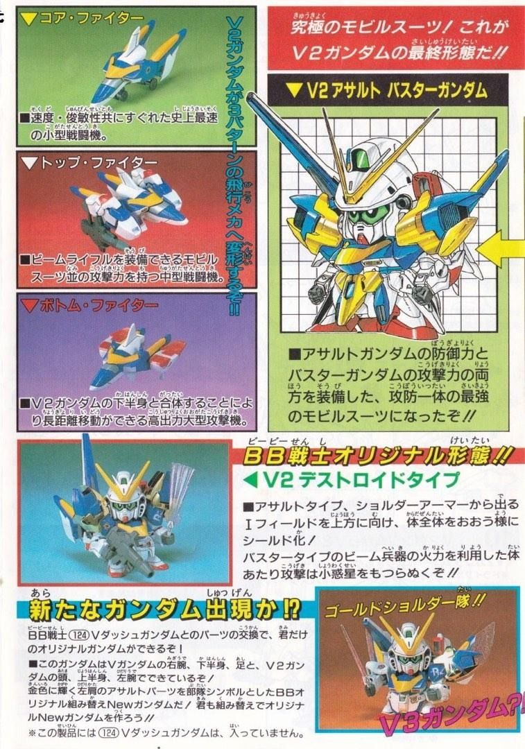 (無盒 全新未砌) SD 高達 BB戰士 #129 V2 Assault Buster Gundam Victory 2 V2ab 高達 突擊 ...