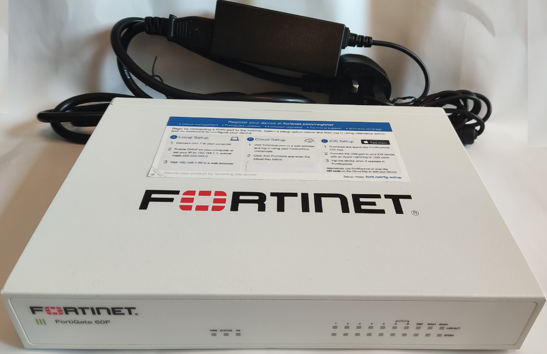 飛塔 Fortinet FortiGate 60F FG-60F Firewall 防火牆, 電腦＆科技, 商務用科技產品 - Carousell