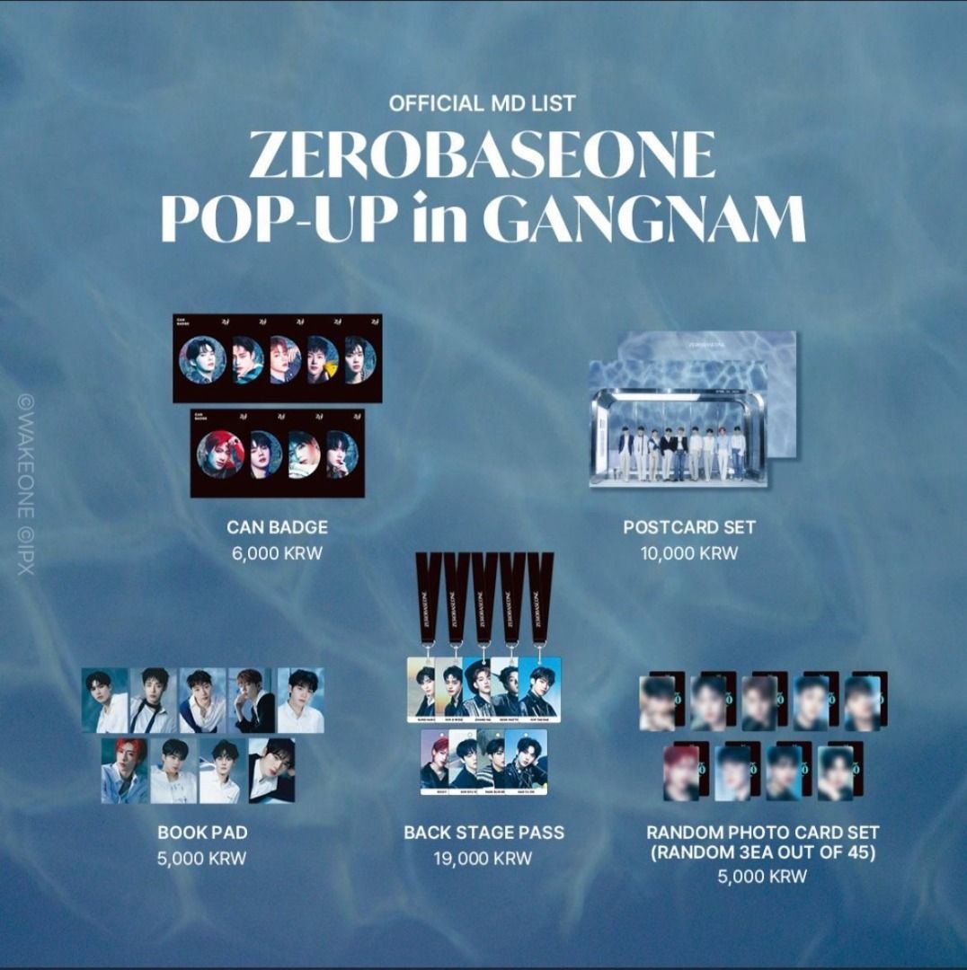 Pre-order 預訂｜韓國連線｜韓星 K-pop 〗ZB1 Zerobaseone 回歸 Line Friends Pop-up Store Official Merch MD 線下快閃 ...