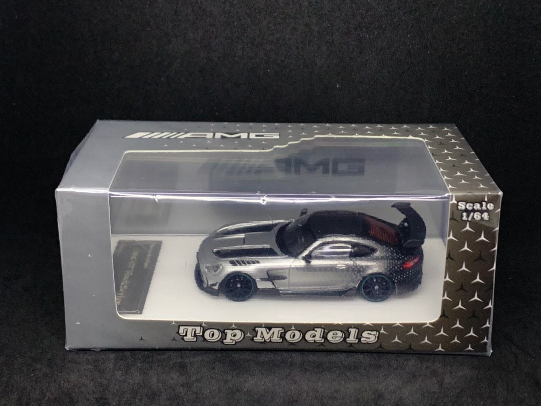 現貨 Top Models 1:64合金模型 Mercedes Benz AMG GT Black Series, 預購 - Carousell