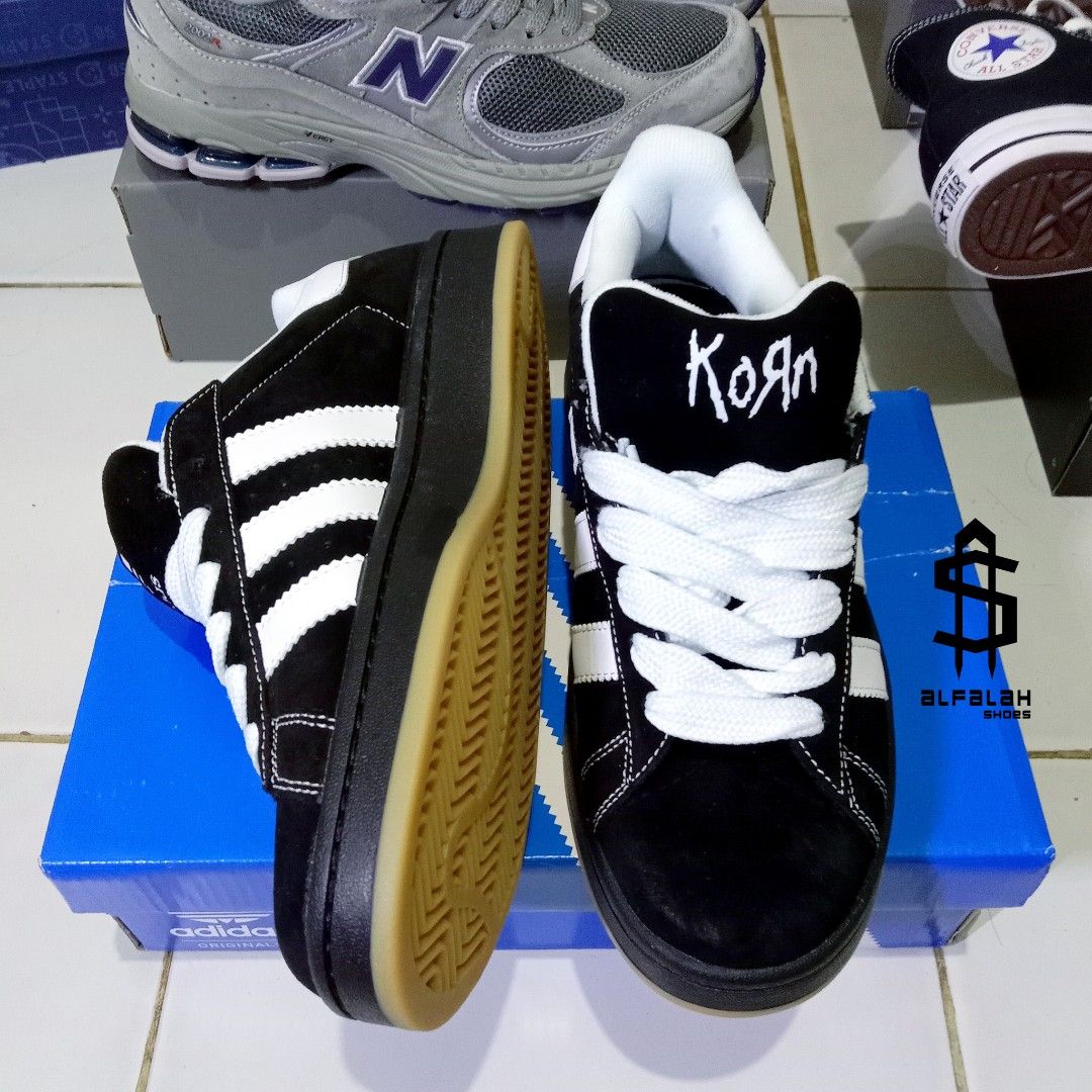 Adidas Campus 00s X KORN, Fesyen Pria, Sepatu , Sneakers di Carousell